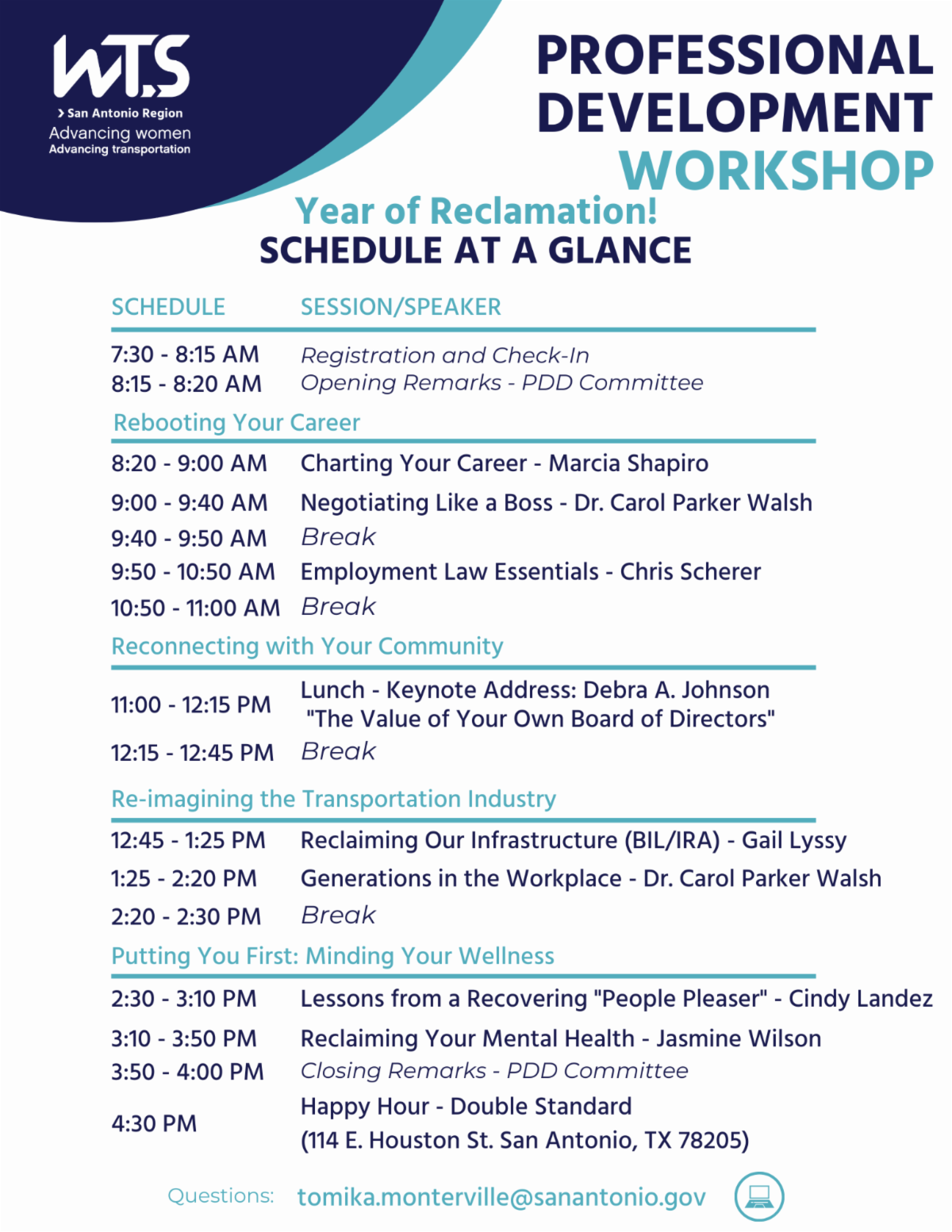 WTS San Antonio Professional Development Workshop | WTS